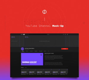 Free Customizable Youtube Channel Art Mockup - DesignHooks