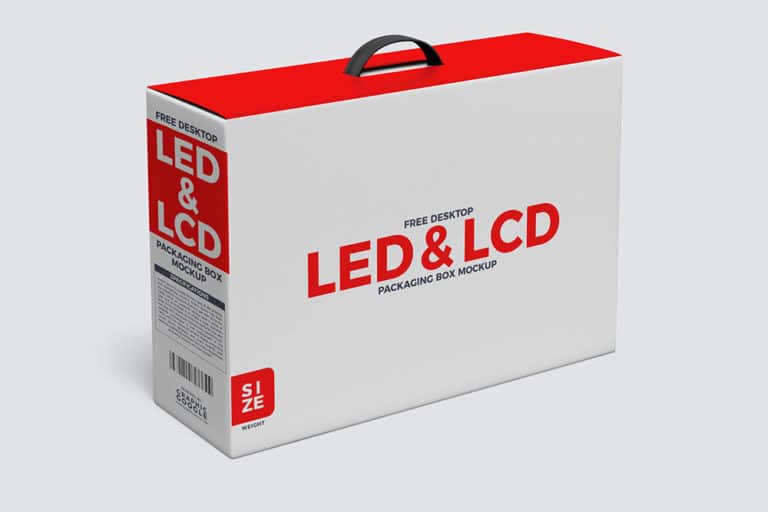 Download This Remarkable Free Desktop LCD Packaging Mockup