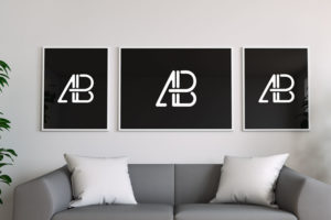 Free Download Triple Poster Mockup in PSD - Designhooks