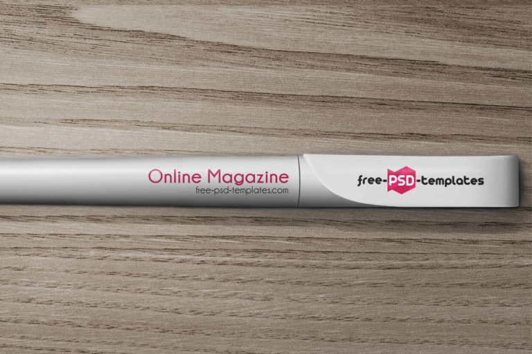 Download This Free Pen Mockup in PSD - Designhooks