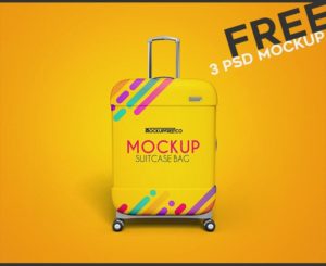 Trolley Bag PSD Mockup Download for Free - DesignHooks