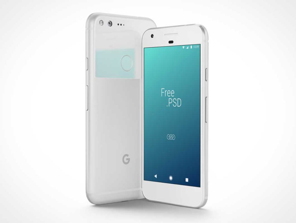 Free Google Pixel Smartphone Mockup - DesignHooks