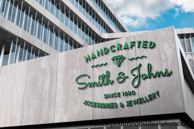 Free Realistic Establishment Logo Design Mockup - DesignHooks