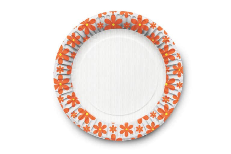 Download This Free Paper Plate Mockup In PSD - Designhooks