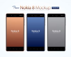 Free Nokia Android Smartphone Model Mockup in PSD - DesignHooks