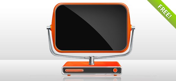 Free Unrealistic Retro Computer Mockup in PSD - DesignHooks