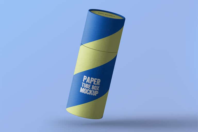 Download This Free Paper Tube Packaging Mockup - Designhooks