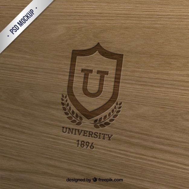 Free University Insignia Design Mockup in PSD - DesignHooks