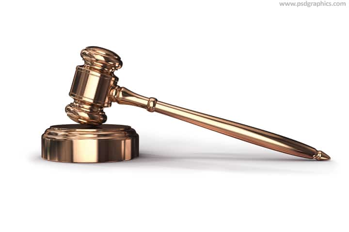 Free Metal Gavel Design Mockup in PSD - DesignHooks