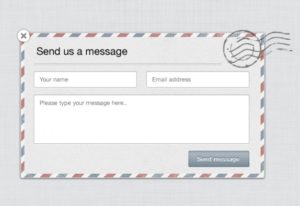 Free Digital Mail Contact Form Mockup in PSD - DesignHooks