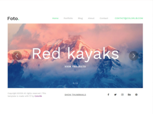 Free Extreme Nature Photography HTML Template - DesignHooks