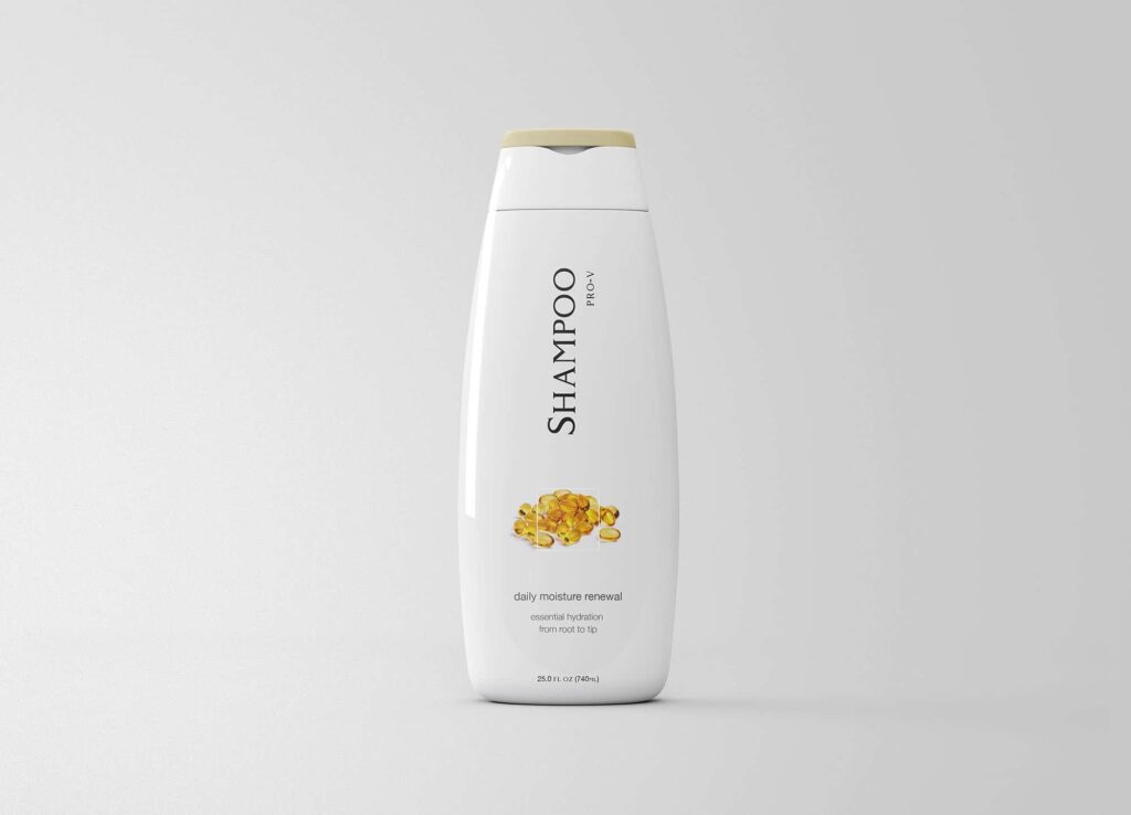 Shampoo Bottle Design PSD Mockup - DesignHooks