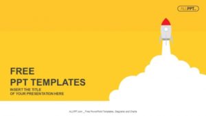 Free Space Rocket Launching Powerpoint Template - DesignHooks