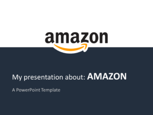 Free Amazon Company Slides Powerpoint Template - DesignHooks