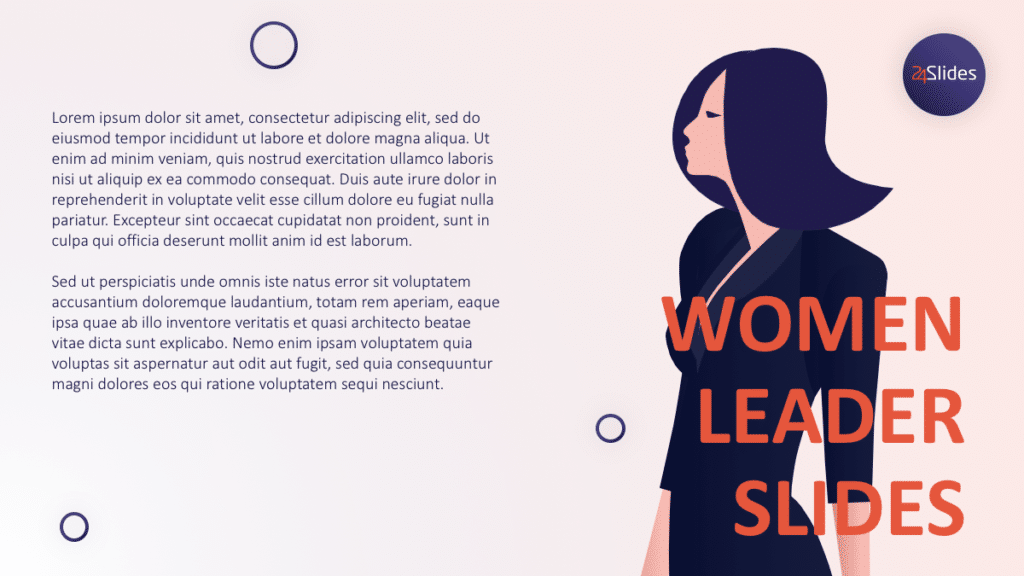 Free Women Leader Presentation Powerpoint Template - DesignHooks