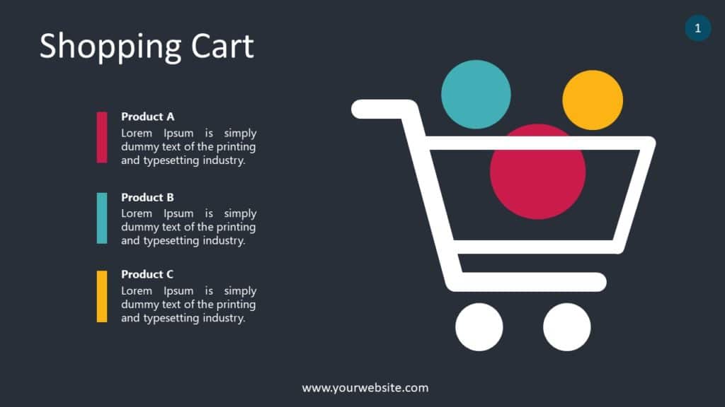 Free Shopping Cart List Powerpoint Template - DesignHooks