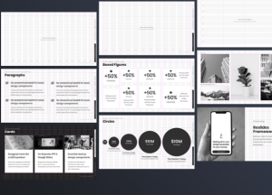 Slide Grid Presentation Template for Free - DesignHooks