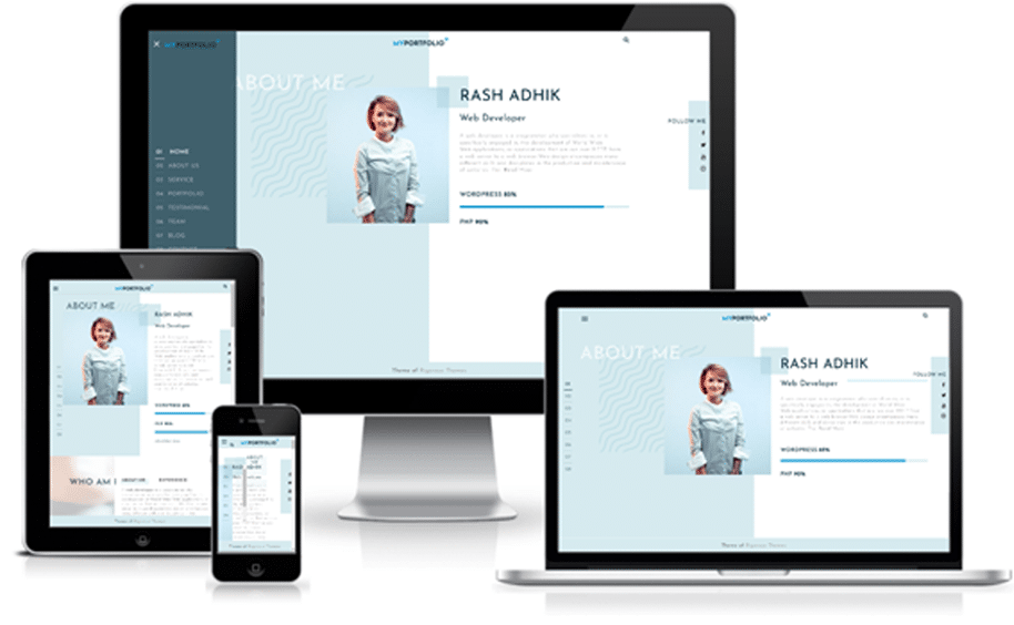 RT Portfolio - Free Portfolio Website WordPress Theme - DesignHooks