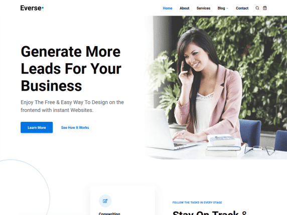 Everse - Free Elementor WordPress Theme - DesignHooks
